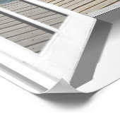 3D Boardwalk Ocean View Fake Window Poster | Zazzle