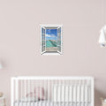 3D Boardwalk Ocean View Fake Window Poster | Zazzle