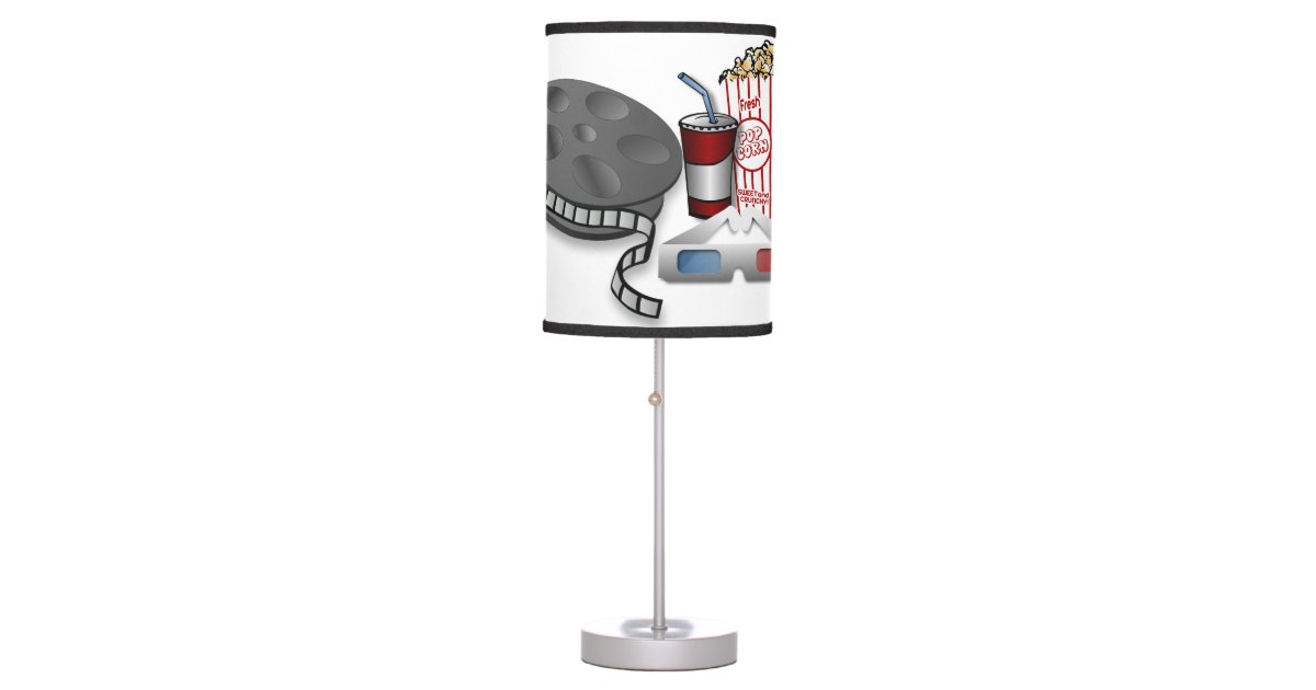 3D Cinema Table Lamp | Zazzle