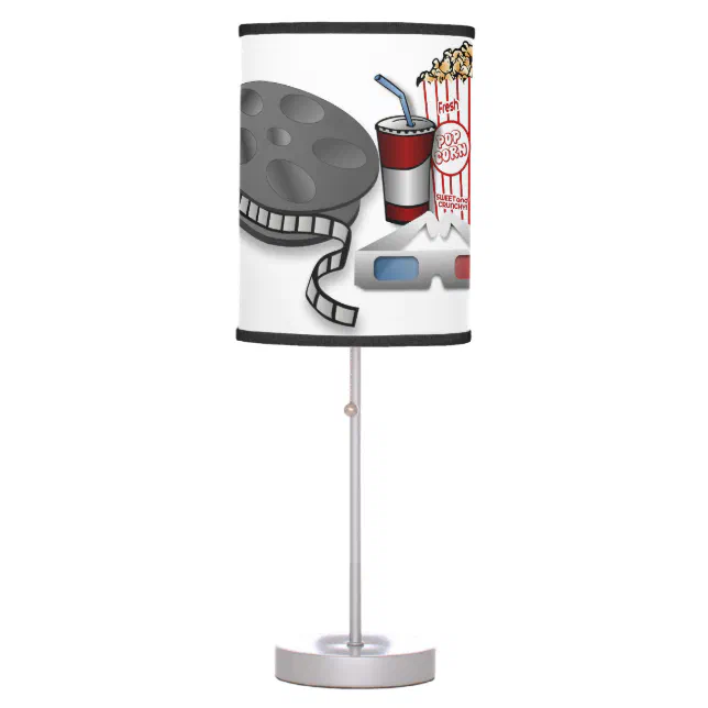 3D Cinema Table Lamp | Zazzle