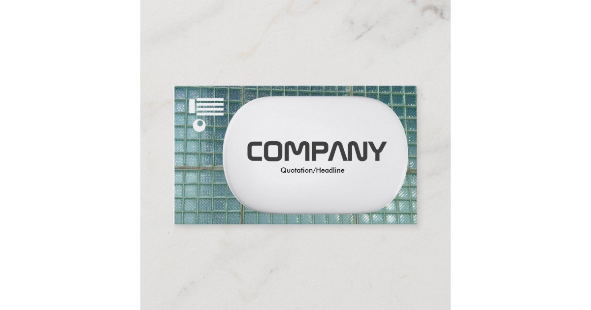 3d Lozenge - Glass Wall Business Card | Zazzle