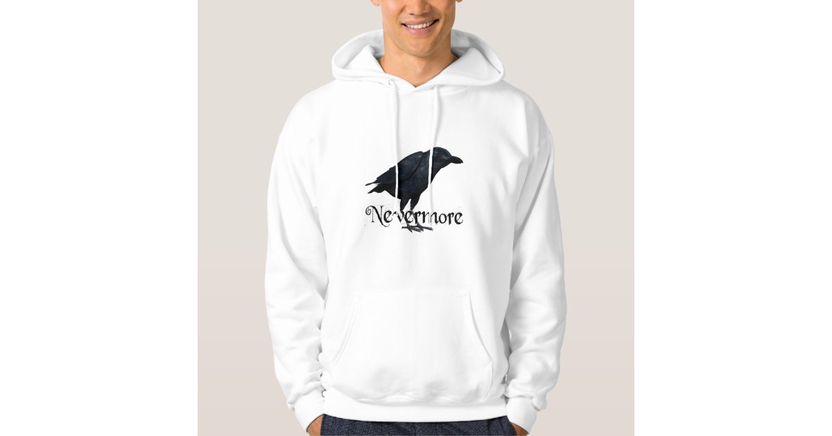 3D Nevermore Raven Hoodie | Zazzle