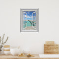 3D Ocean View Fake Window Poster | Zazzle