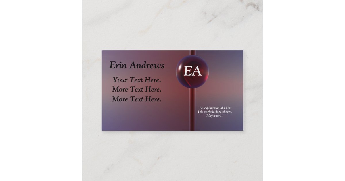 3D Red Ruby Business Business Card | Zazzle