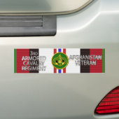 : 3rd Armored Cav Regiment Afghanistan Veteran Bumper Sticker | Zazzle