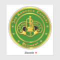 3rd Armored Cavalry Regiment ACR Sticker | Zazzle