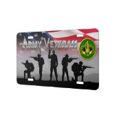 3rd Armored Cavalry Regiment Army Veteran License Plate | Zazzle