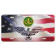 3rd Armored Cavalry Regiment Customized Eagle License Plate | Zazzle