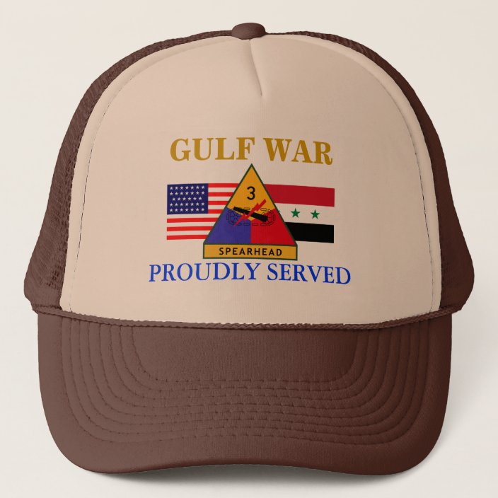3RD ARMORED DIVISION GULF WAR HAT | Zazzle.com