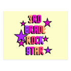 3rd Grade Rocks - Numbers Postcard | Zazzle.com