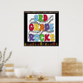 3rd Grade Rocks Classroom Poster | Zazzle