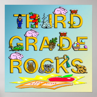 3rd Grade Posters | Zazzle