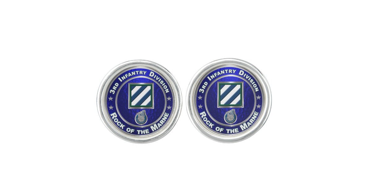 3rd Infantry Division Cufflinks | Zazzle