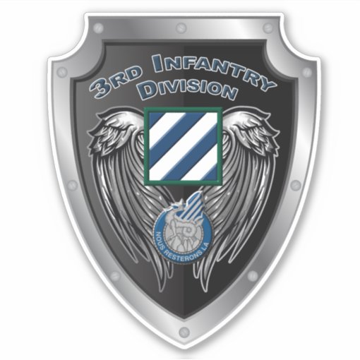 3rd Infantry Division “Rock of the Marne” Sticker | Zazzle