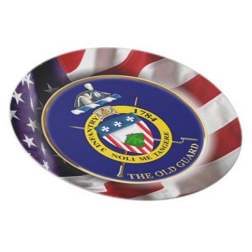 3rd Infantry Regiment "The Old Guard" Melamine Plate | Zazzle