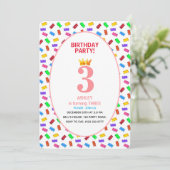 3rd Kid Birthday Invitation | Zazzle