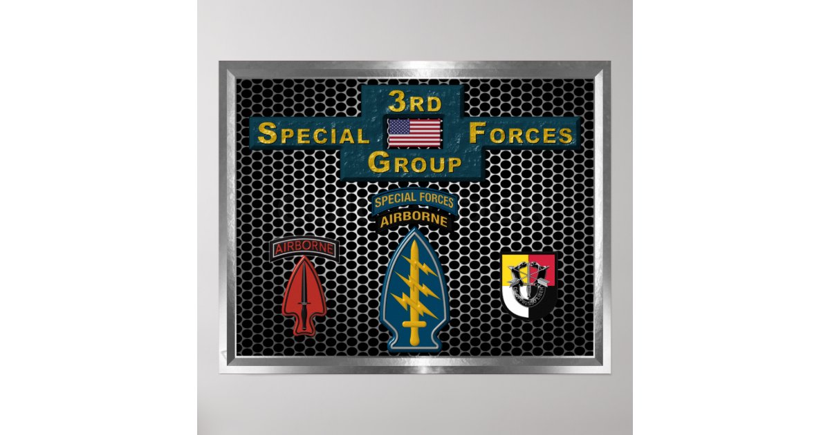 3rd Special Operations Group (SOF) Poster | Zazzle
