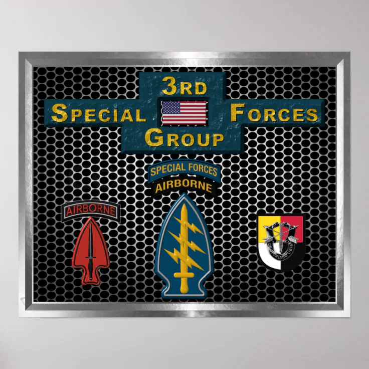 3rd Special Operations Group (SOF) Poster | Zazzle