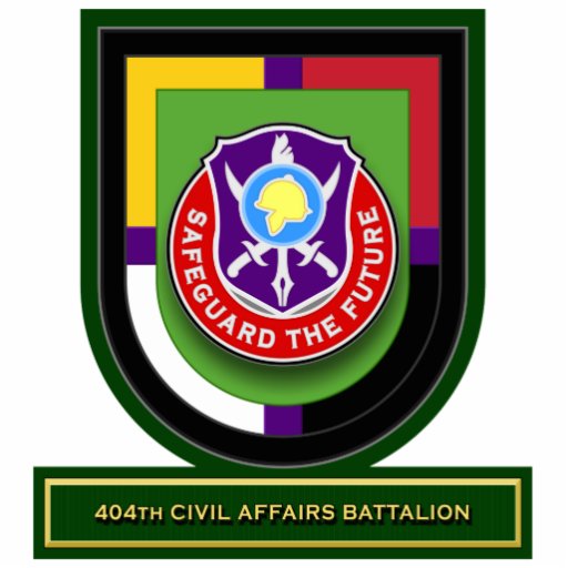 404th Civil Affairs Battalion flash Cut Outs | Zazzle