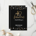 40 and fabulous 40th Birthday Program | Zazzle
