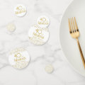 40 and Fabulous Gold Glitter 40th Birthday Party Confetti | Zazzle