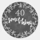 40 Something - 40th Birthday & up Custom Stickers | Zazzle