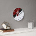 40 Years of Service Round Clock | Zazzle