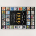 40th Birthday 1986 Family Memories Photo Collage Jigsaw Puzzle | Zazzle