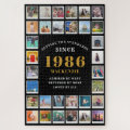 40th Birthday 1986 Family Memories Photo Collage Jigsaw Puzzle | Zazzle