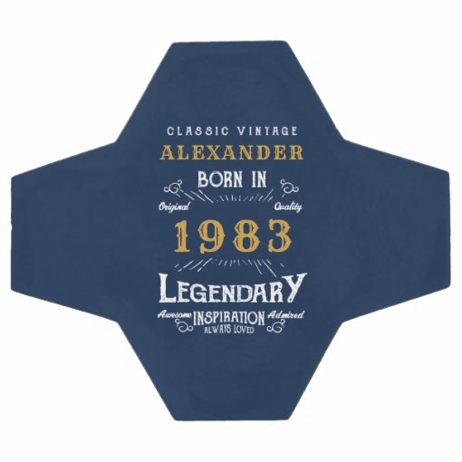 40th Birthday Born 1983 Monogram Name Legend Soccer Ball | Zazzle 40th Birthday Born 1983 Monogram Name Legend Soccer Ball | Zazzle