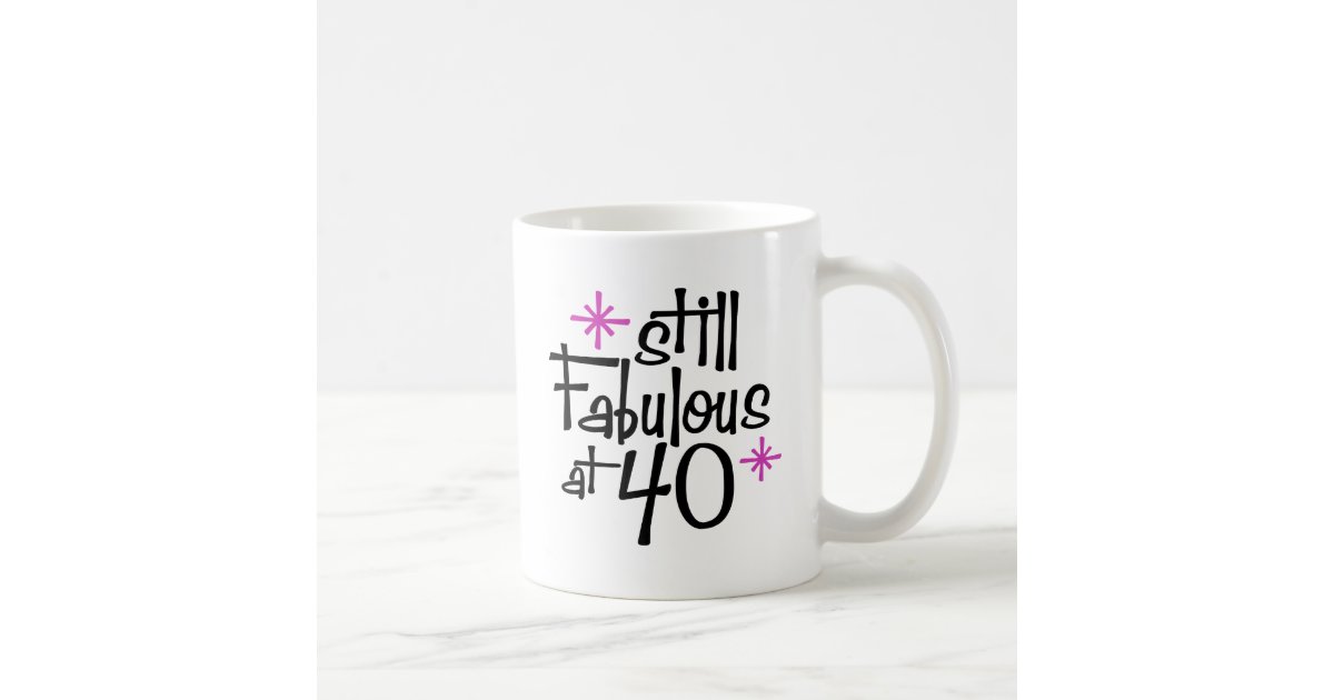 40th Birthday Coffee Mug | Zazzle