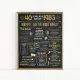 40th Birthday Flashback Poster | Zazzle