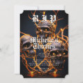 40th Birthday Halloween Party RIP 30 Skull Modern Invitation | Zazzle