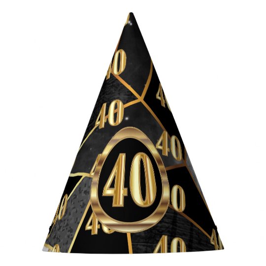 40th Birthday Party Hat Zazzle 40th-birthday-party-hat-zazzle