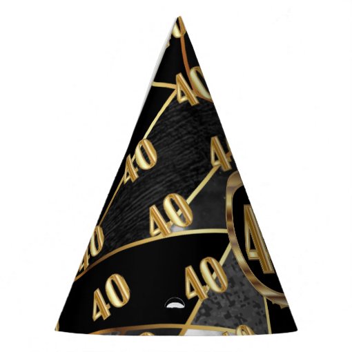 40th Birthday Party Hat | Zazzle