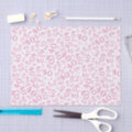 40th Birthday Pink and White Number Pattern Tissue Paper | Zazzle