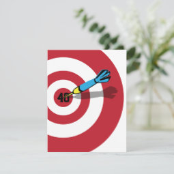 40th Birthday - Target Bullseye Invitation | Zazzle