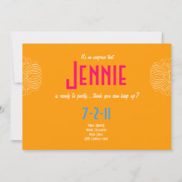 40th Birthday - the Big 4-OH! Invitation | Zazzle