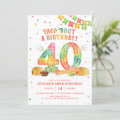 40th Fiesta Birthday Party Invitation | Zazzle