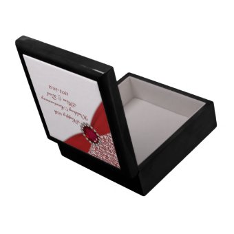 40th Wedding Anniversary Gift Box | Zazzle