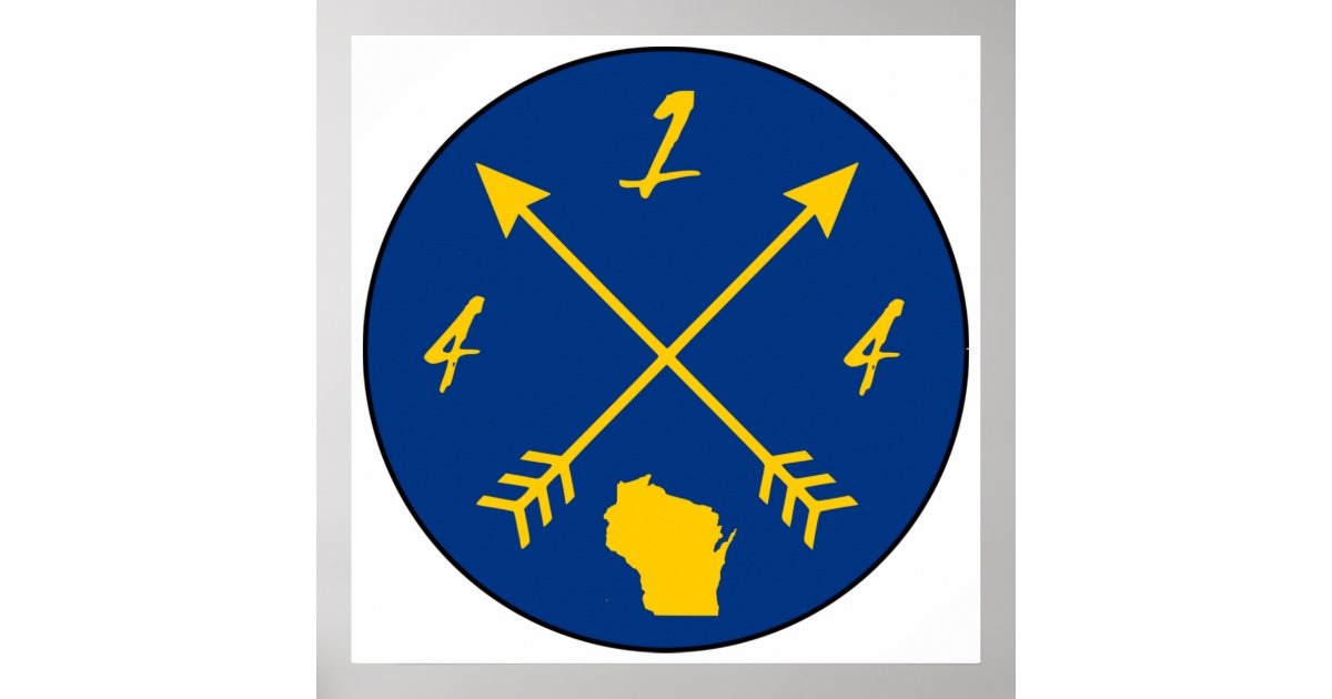 414 Area Code Art Poster | Zazzle