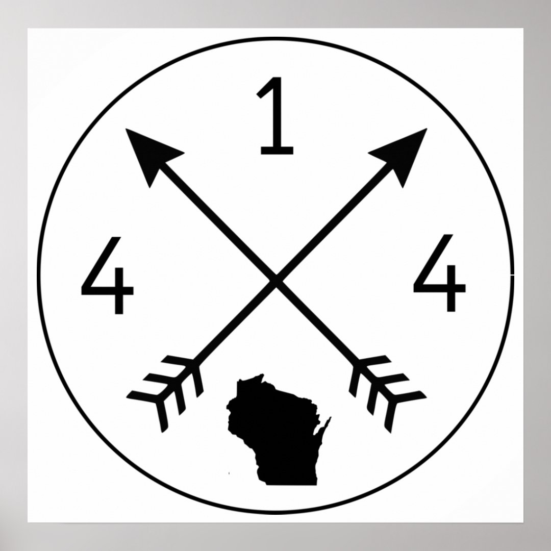 414 Area Code Art Poster | Zazzle