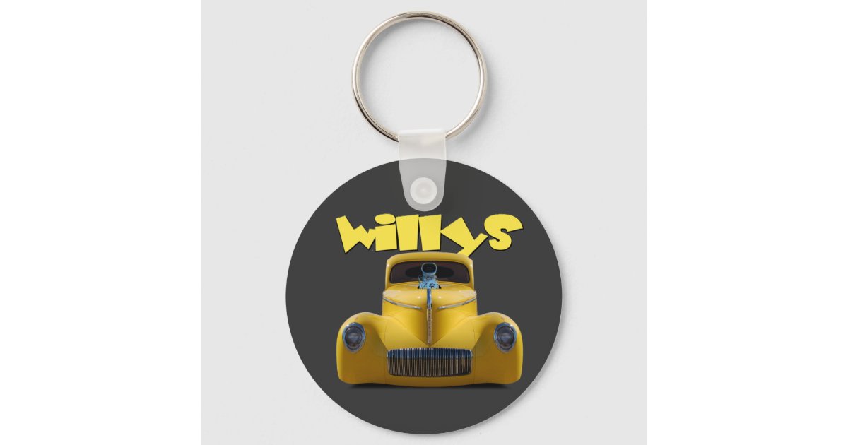 41 willys coupe keychain | Zazzle