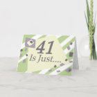 Humorous 41st Birthday Card | Zazzle.com