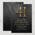 41st Birthday Invitation | Zazzle
