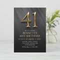 41st Birthday Invitation | Zazzle