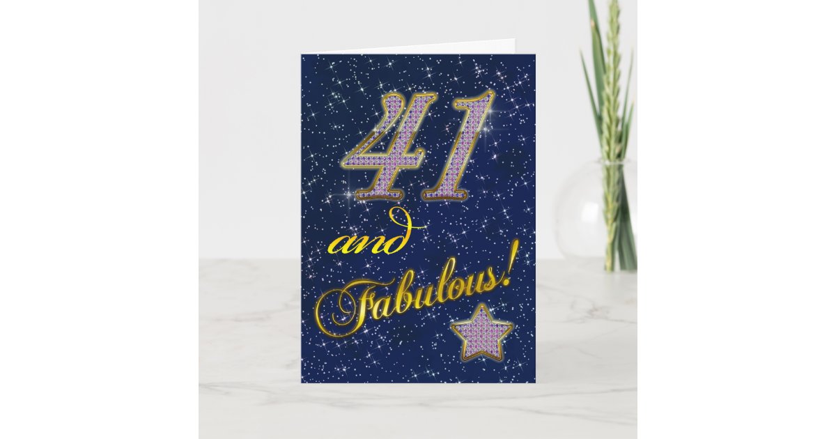 41st Birthday party Invitation | Zazzle