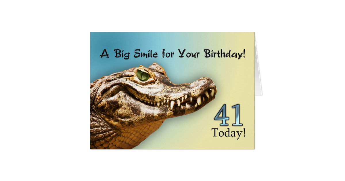 41st Bithday Card | Zazzle