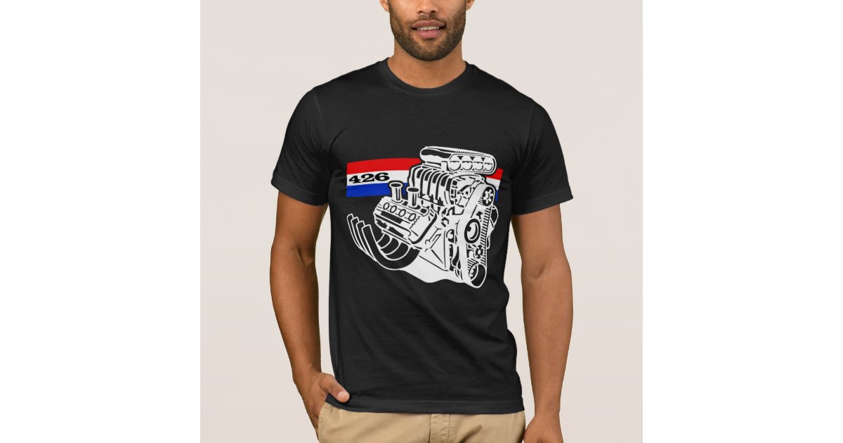 426 HEMI Blown V8 Engine T-Shirt | Zazzle