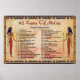 42 Laws Of Maat - Positive Affirmations Poster | Zazzle